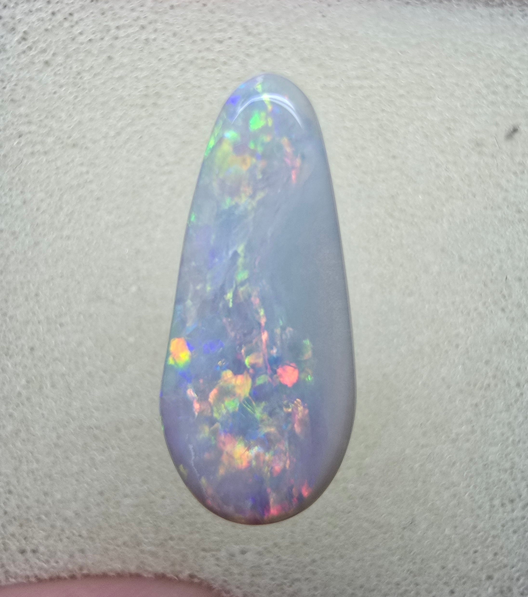 A752 - Large red green drop cut – Precious Time Opals